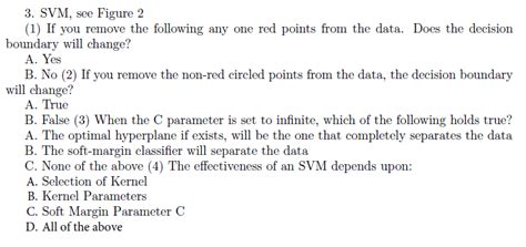 Solved 3 Svm See Figure 2 1 If You Remove The Following