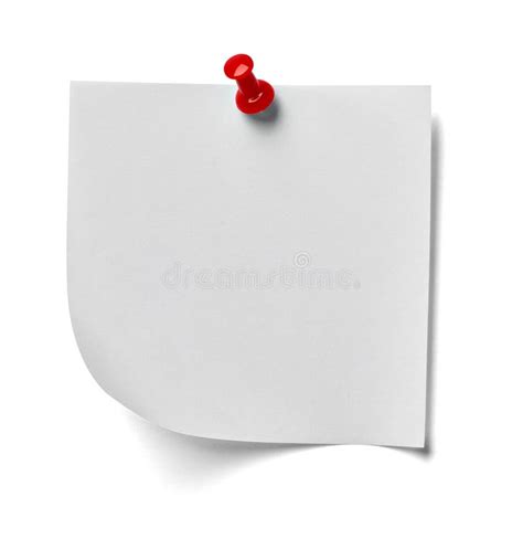 Note Paper Push Pin Message Stock Photo Image Of Fastener Needle
