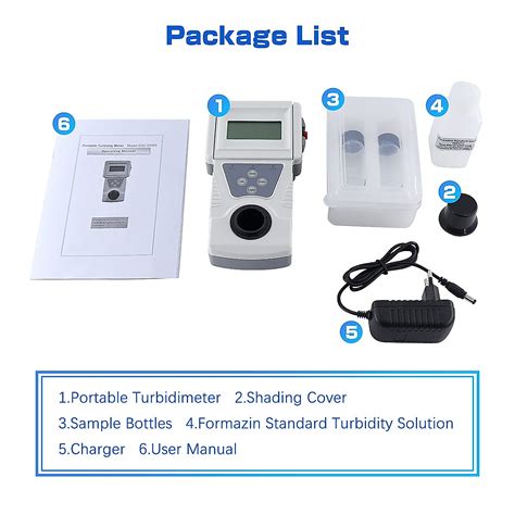 Brisunshine Portable Turbidity Meter For Accurate Testing