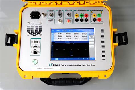 TD3250 Portable Three Phase Energy Meter Tester From China Manufacturer TUNKIA