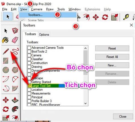 Hướng dẫn Setting Sketchup ai cũng phải biết