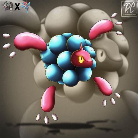 [oc] Golem X Porygon Z Fusion🧬 R Pokemon