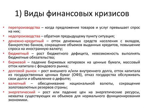 Финансовый кризис История финансовых кризисов презентация онлайн