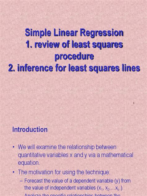 Simple Lin Regress Inference | PDF | Errors And Residuals | Regression Analysis