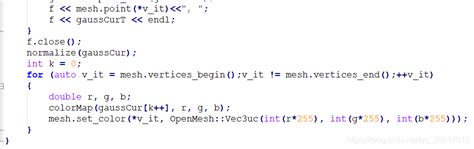 数字几何处理作业1:编程实现三角网格上高斯曲率和平均曲率的计算编程部分 Csdn博客 数字几何处理作业1:编程实现三角网格上高斯曲率和平均曲率的计算编程部分 Csdn博客