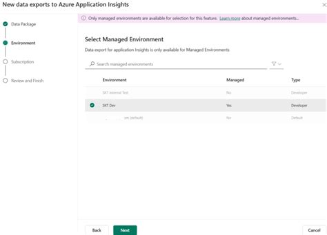 power platform data export track cloud flow usage with azure