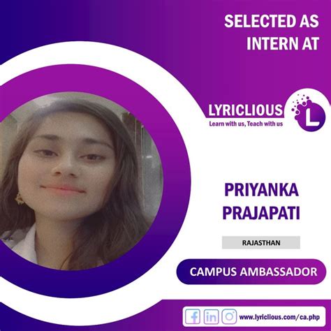 priyanka prajapati on linkedin creativity campusambassador