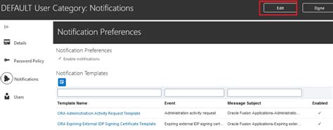 Username And Password Notifications