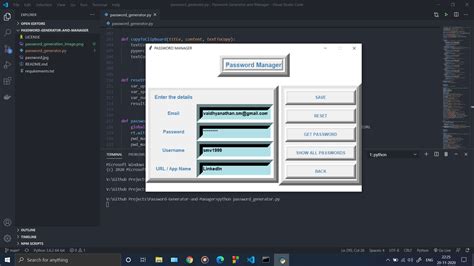 Github Smv1999password Generator And Manager Password Generator And