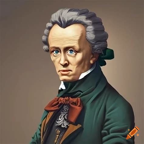 Portrait Of Immanuel Kant On Craiyon