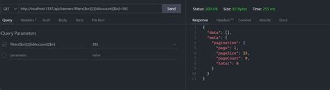 filtering a json the operator in is not working questions and