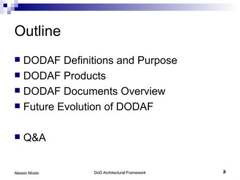 dod architecture framework overview ppt defense industry industries
