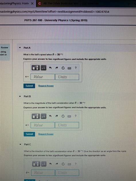 Solved Homework 7 Problem 863 Review Parta A 4 Kg Ball