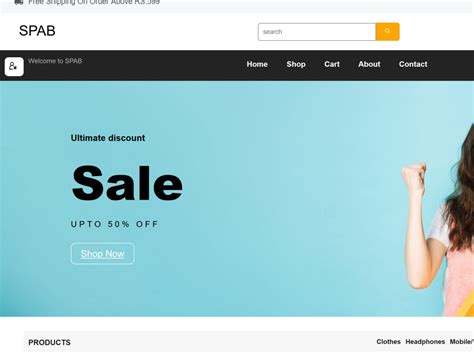A Html Css Javascript And Reactjs Web App Upwork