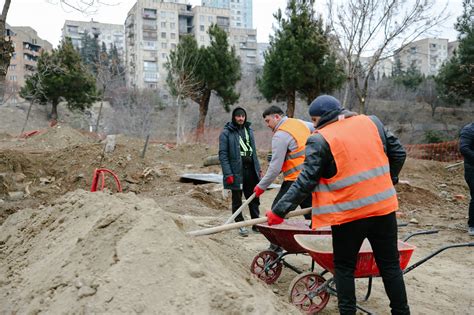 გიორგი კიდევ ერთი კეთილმოწყობილი გამწვანებული დასასვენებელი სივრცე და სპორტული მოედანი