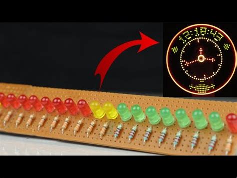 How To Make Propeller Led Clock Using Arduino Nano POV Display YouTube