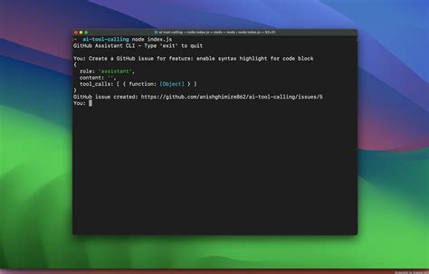 Github Assistant Integration With Tool Calling Sarva Lekh