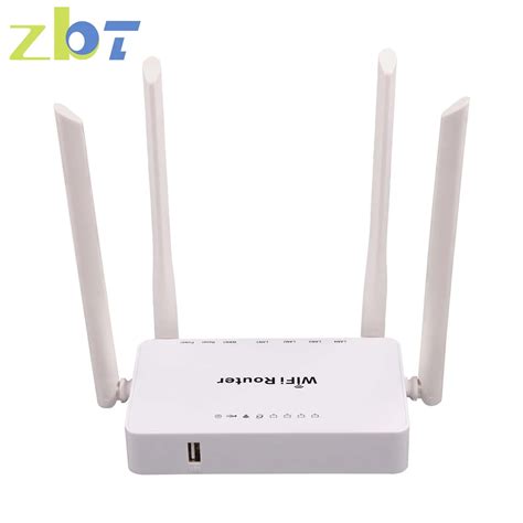 원룸공유기 와이파이증폭기 라우터공유기 4개의 외부 안테나가 있는 Usb 4g 모뎀 용 Zbt 무선 Wifi 티몬