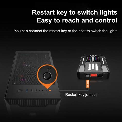 Case Fan Argb Controller Durable Compact Professional For Desktop Argb Controller Rgb Controller