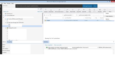 Analytics Folder Statistics In Azure Data Lake Stack Overflow