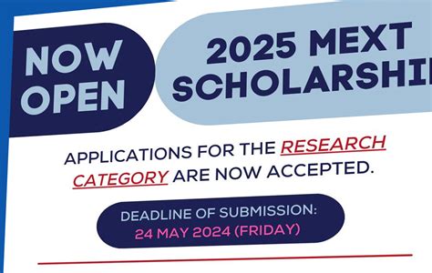 Japan Opens 2025 Mext Scholarship Program Categories