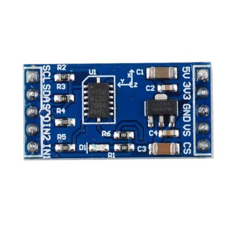 Rcmall Acelerómetro Digital Adxl345 De 3 Ejes Sensor De Módulo De Inclinación Por Gravedad Para