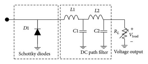 Schematic Diagram Of The Rectifying Circuit Download Scientific Diagram