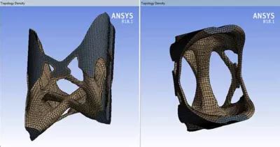 Topology Optimization Example Motorcycle Components Ansys