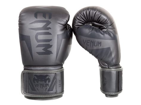 Перчатки боксерские VENUM Elite Boxing Gloves 14 унций серый (3985 ...
