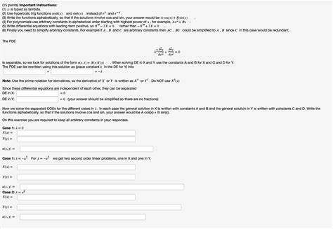 Solved 15 Points Important Instructions 1 1 Is Typed As