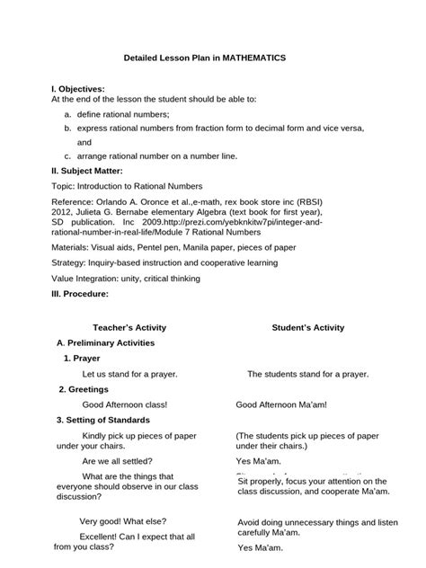 Introduction Rational Number Pdf