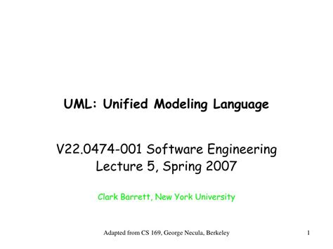 PPT UML Unified Modeling Language PowerPoint Presentation Free Download ID