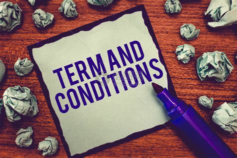 显示条款和条件的书面说明展示必须同意遵守的政策和规高清图片下载 正版图片505493130 摄图网