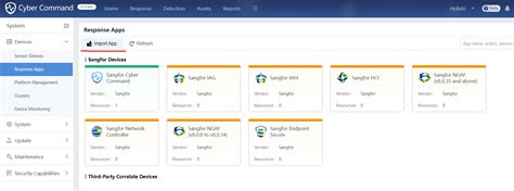 การเพิ่ม Response App บน Cyber Command บริษัท ซังฟอร์ เทคโนโลยี ประเทศไทย จำกัด