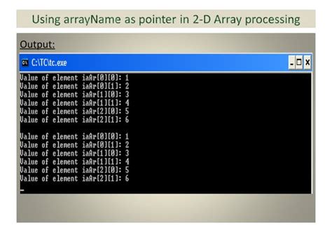 Pointers And Arrays Ppt