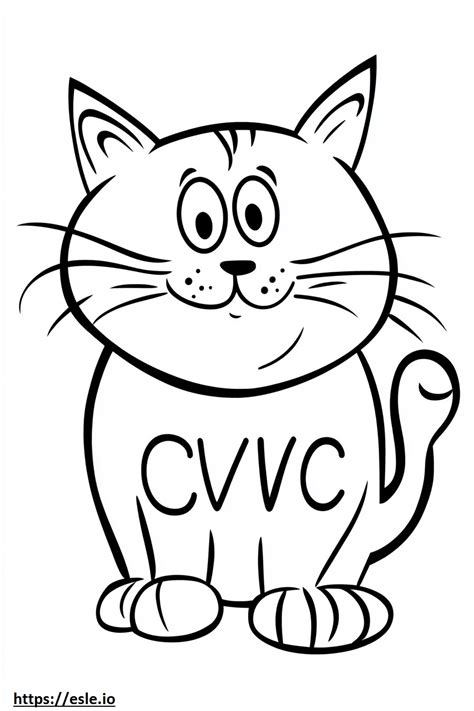 Cuvânt Cvc Fisa De Colorat
