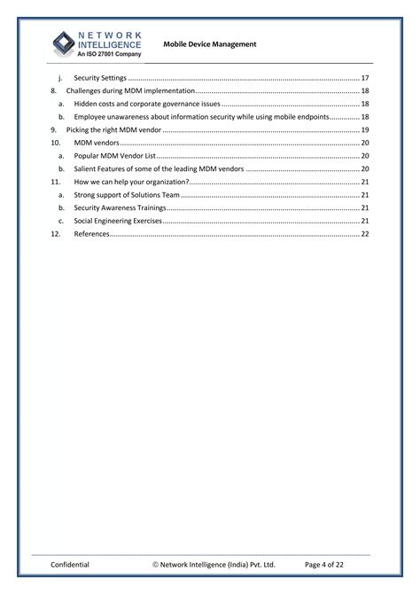 Mobile Device Management Mdm Pdf Computing Technology And Computing