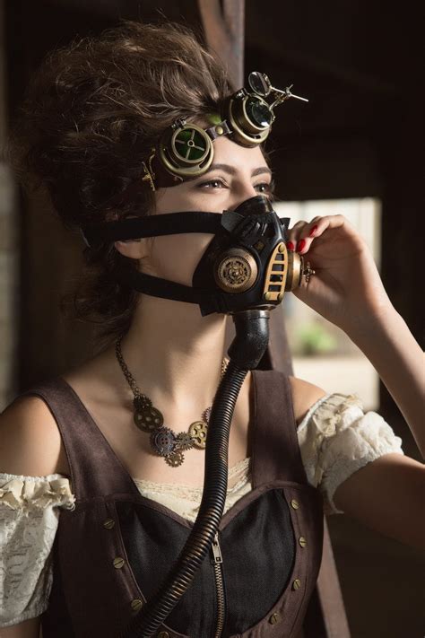 Steampunk Goggles Girl