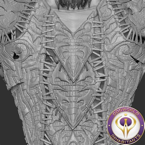 Close Ups Of Highly Detailed 3d Model Of Stranger Roddworld