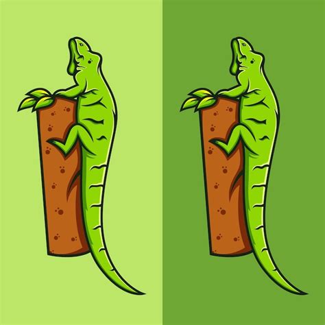 Premium Vector Lizard Vector Design Illustration