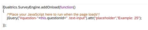 Help Adding Placeholder Text In Text Input Box Xm Community