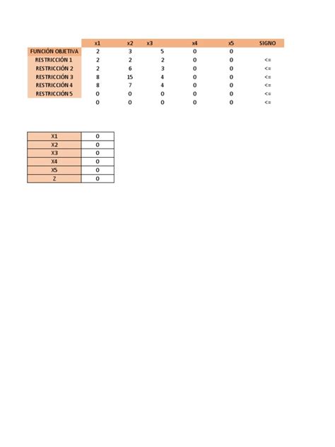 Metodo Simplex Por Excel Pdf
