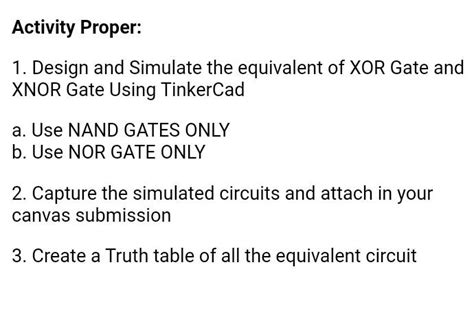 Solved Design And Simulate The Equivalent Of XOR Gate And Chegg