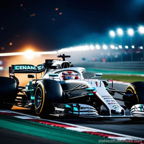 High Tech F1 Race On A Tv Screen Stable Diffusion Online