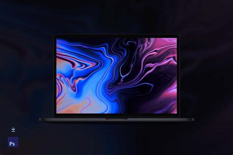 Macbook Pro Space Gray Mockup On Behance