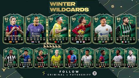 Thoughts On The Winter Wildcards This Year Rfut