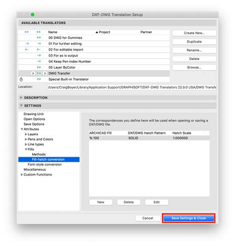 Dxf Dwg Fills Mapping Graphisoft Community
