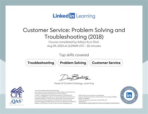 Aditya Arun Dixit On Linkedin Certificate Of Completion