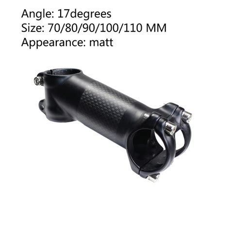 Bicycle Integrated Stem Carbon Alloy 17 Degree M Vicedeal