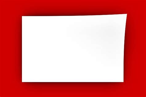 Blank Paper Notice Curl Template Report Label Designrender Png